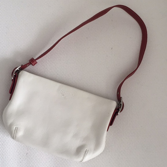 Coach | Bags | Coach White Leather Mini Bag | Poshmark